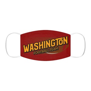 Washington Football Team Face Mask - Etsy