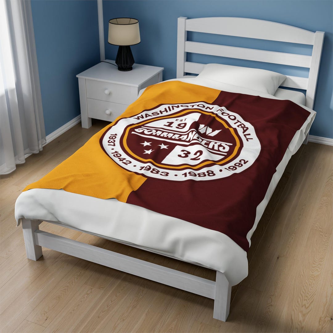 Washington Commanders Football Blanket, Washington Commanders Home ...