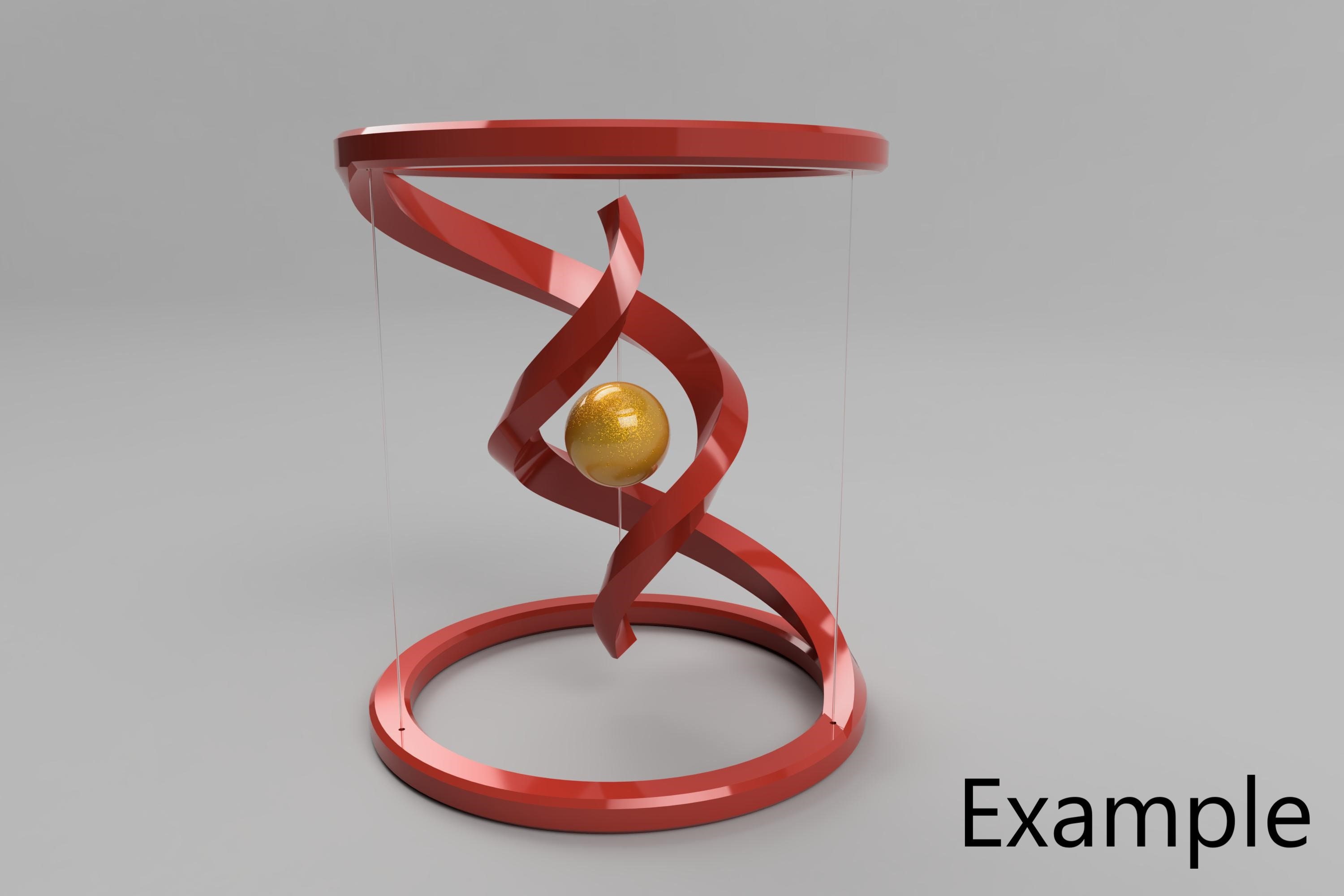 3D STL Tensegrity Impossible Spirals - Etsy UK