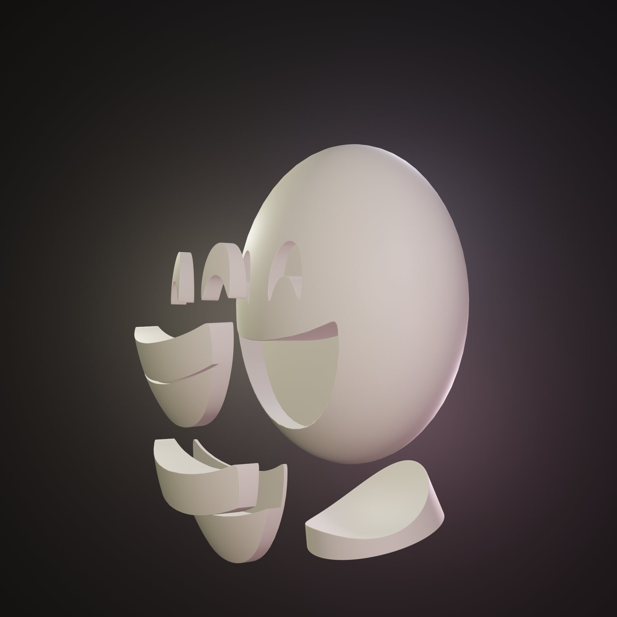 3D STL 6x Emoji Set - Etsy