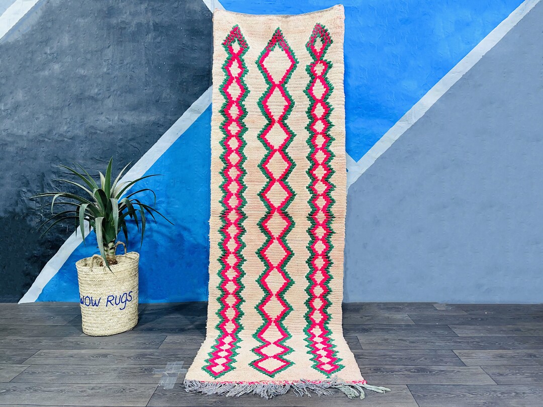 Vintage Berber Runner Oriental Runner Rug Vintage Handmade - Etsy