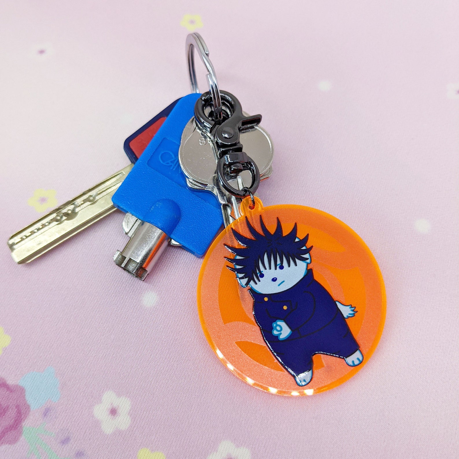 Cosplay Puppy Keychain Halloween Keyring JJK Megumi - Etsy UK