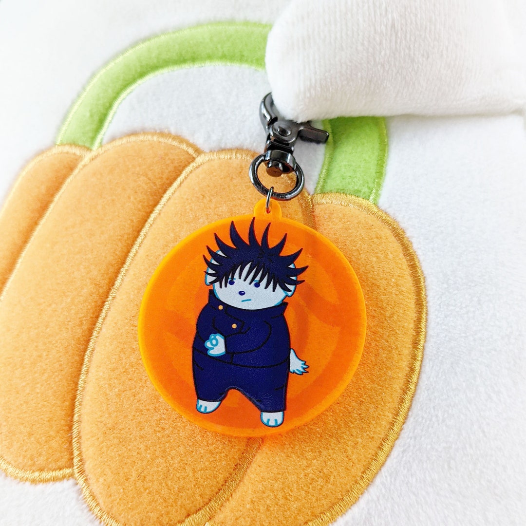 Cosplay Puppy Keychain | Halloween Keyring | JJK Megumi Inspired ...