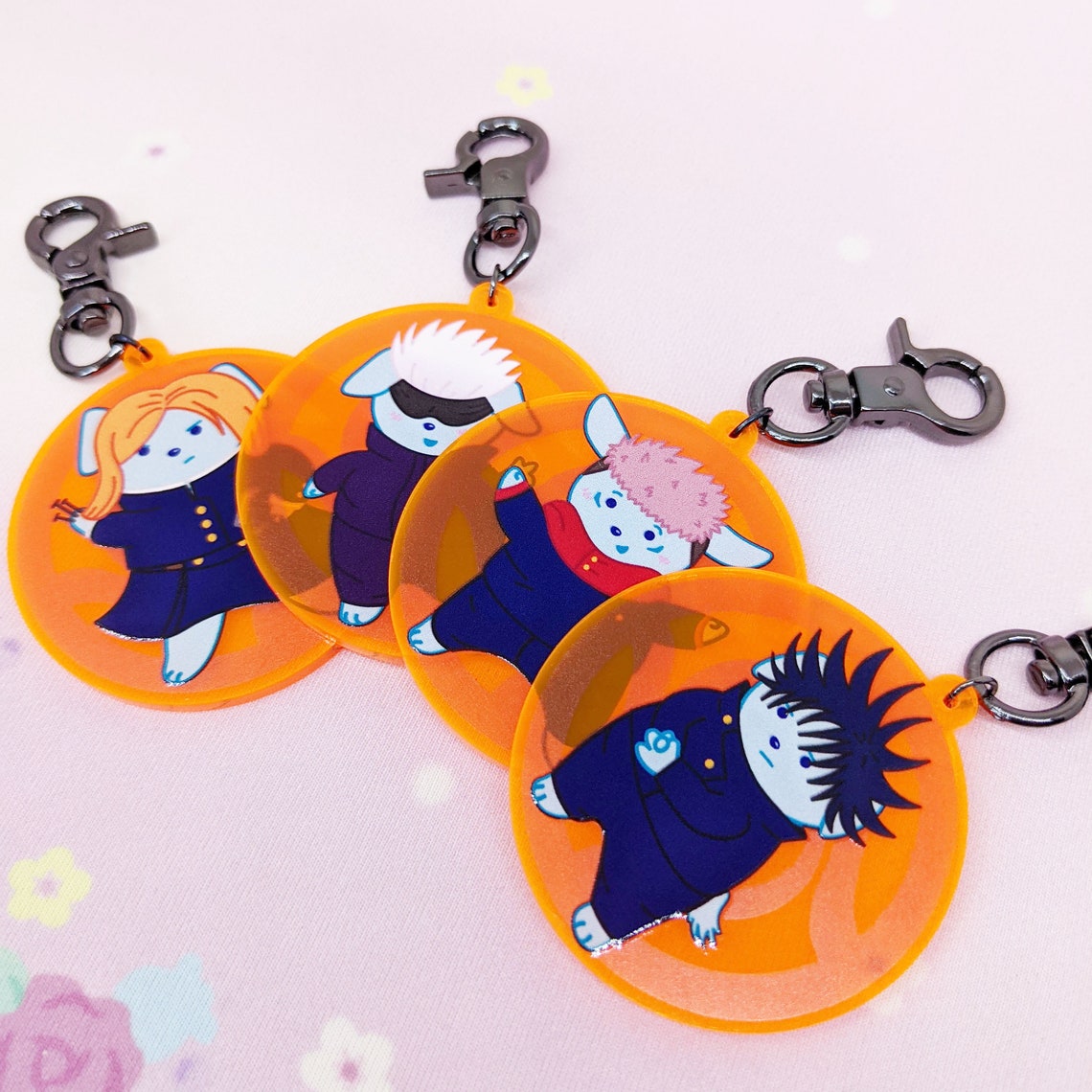 Cosplay Puppy Keychain Halloween Keyring JJK Megumi | Etsy