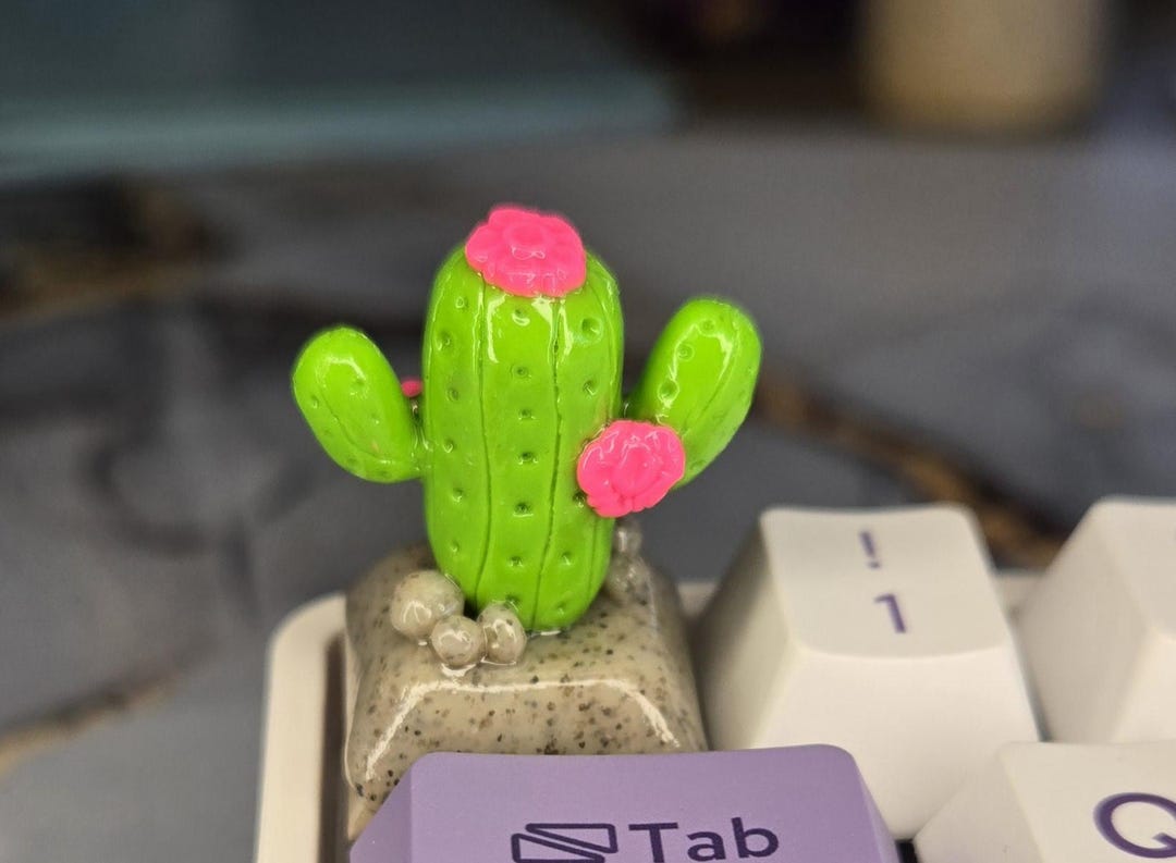 Cactus Keycap - Etsy