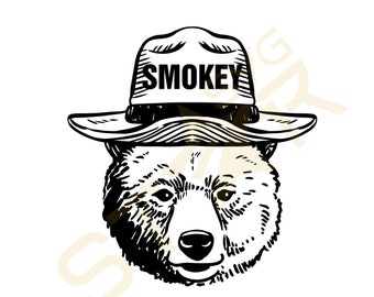 Smokey Bear Svg - Etsy