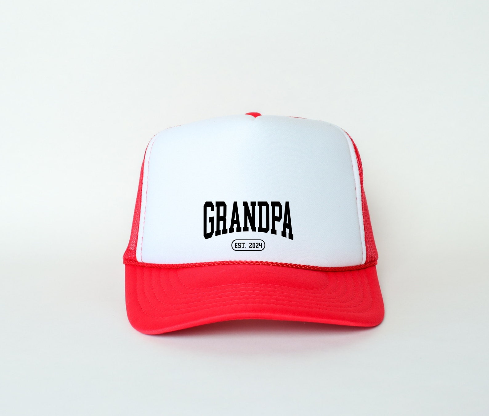 Custom Est Hat, Dad Trucker Hats, Family Matching Caps, Grandpa Est ...