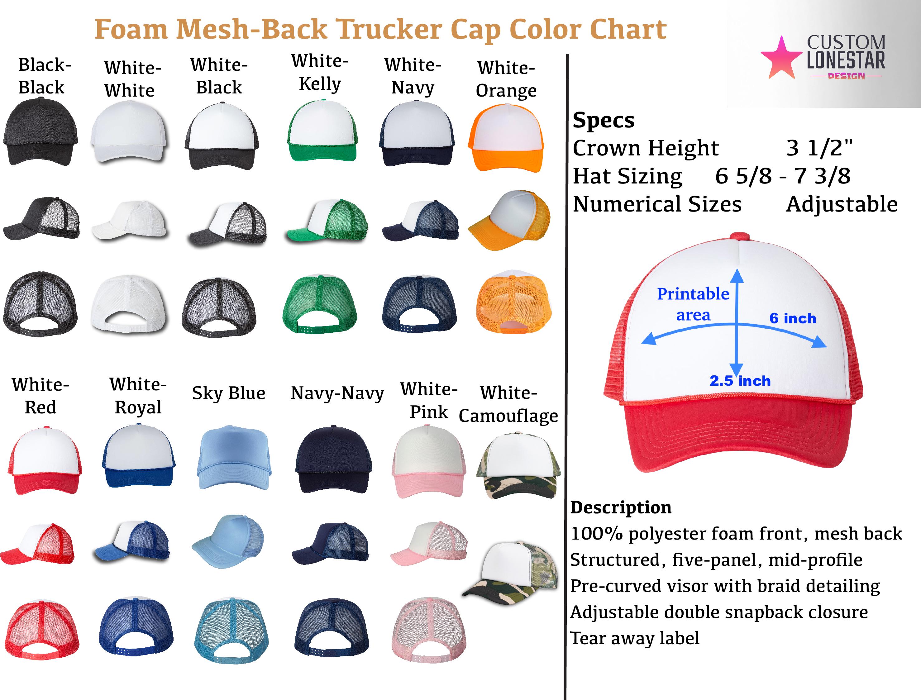 Custom Est Hat, Dad Trucker Hats, Family Matching Caps, Grandpa Est ...