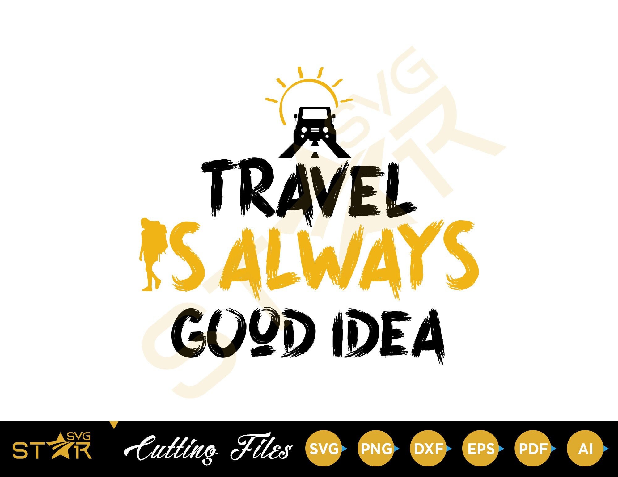 Travel Is Always Good Idea Svg Travel svg Camping svg | Etsy