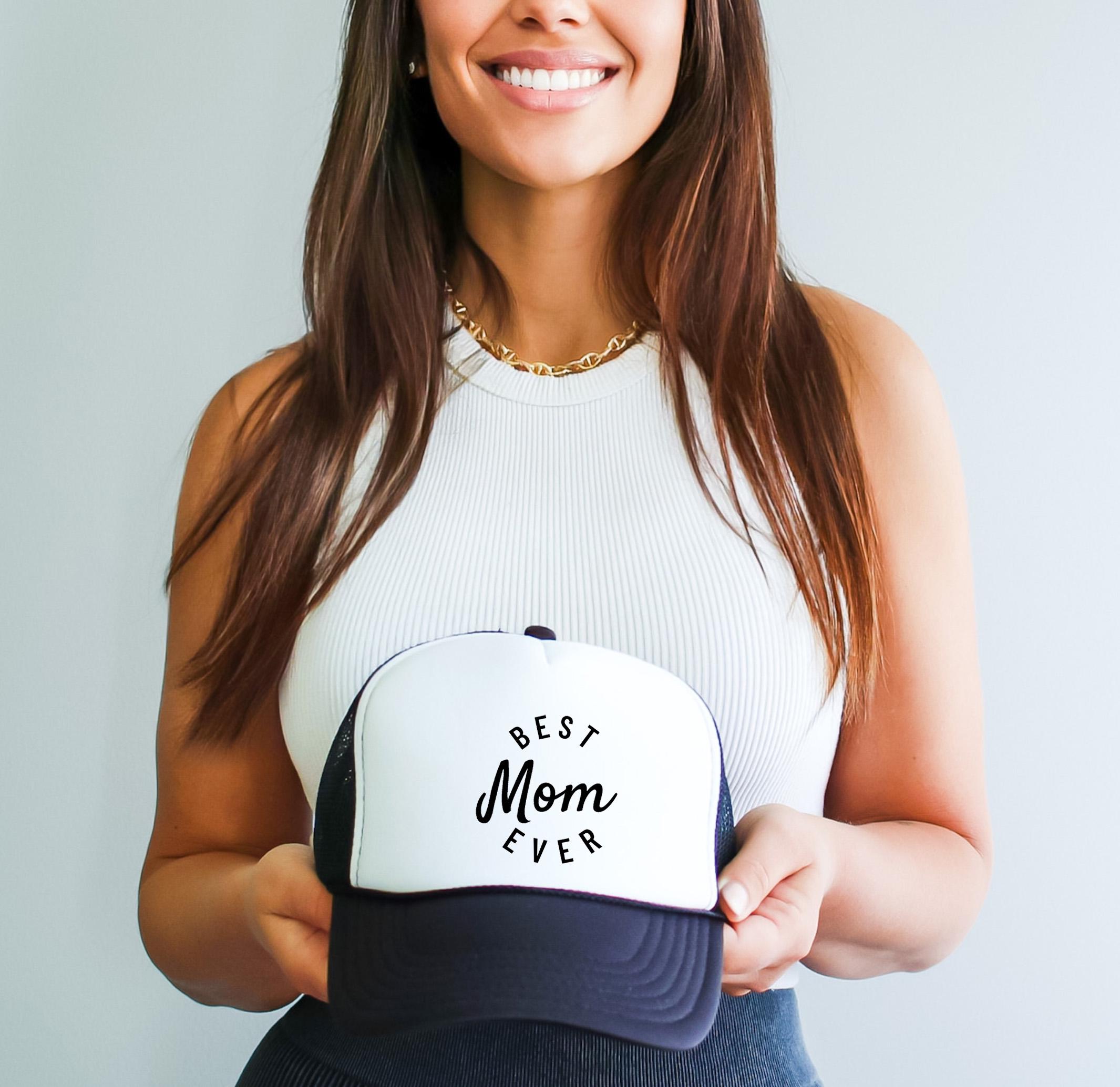 Best Mom Ever Hats, Cool Mom Ever Hats, Mothers Day Gift, Funny Mom ...