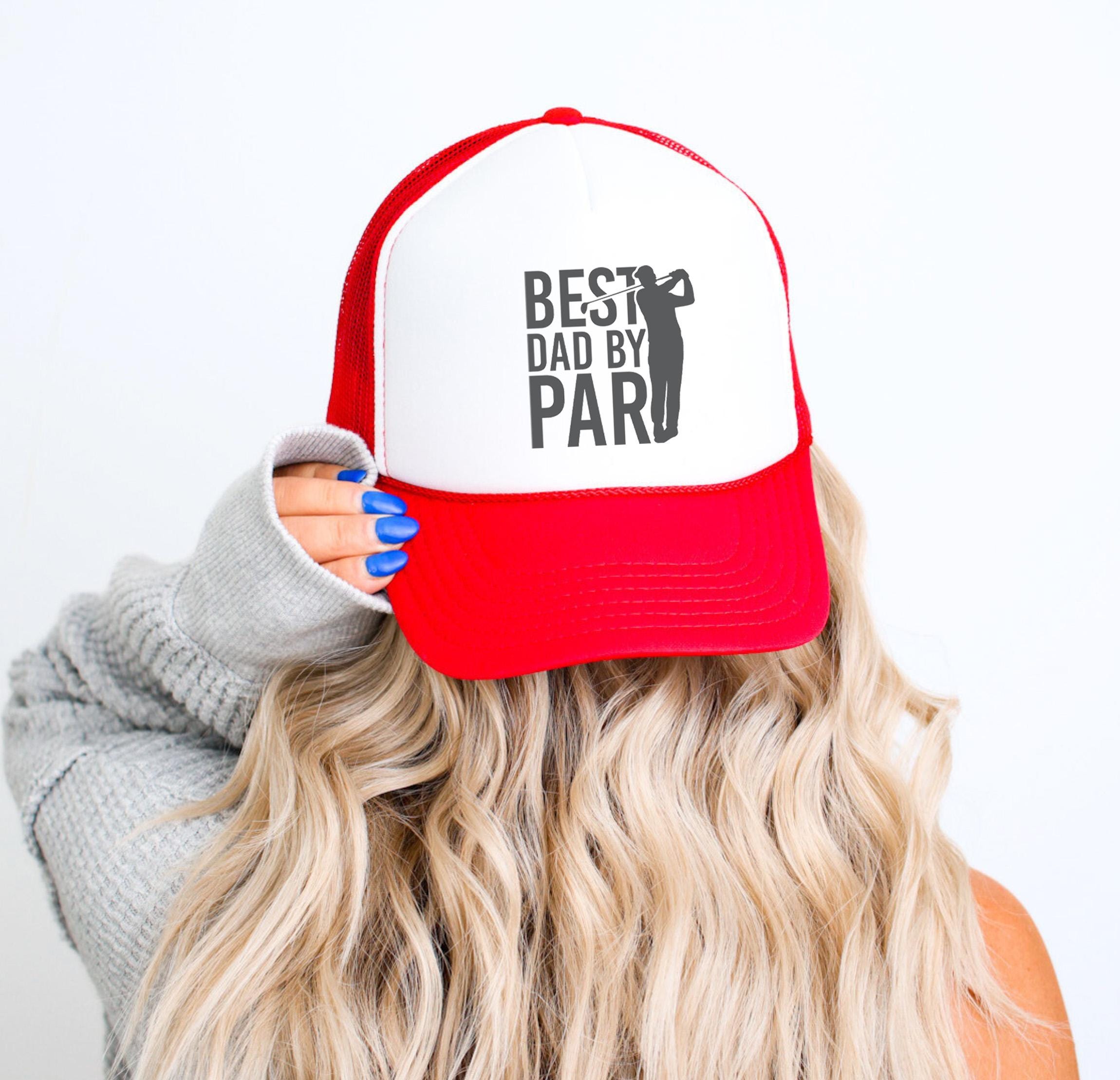 Best Dad by Par Hats, Cool Golf Dad Hat, Funny Dad Caps, Dad Trucker ...