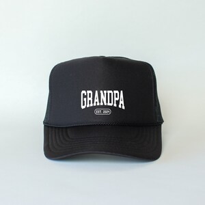 Custom Est Hat, Dad Trucker Hats, Family Matching Caps, Grandpa Est ...