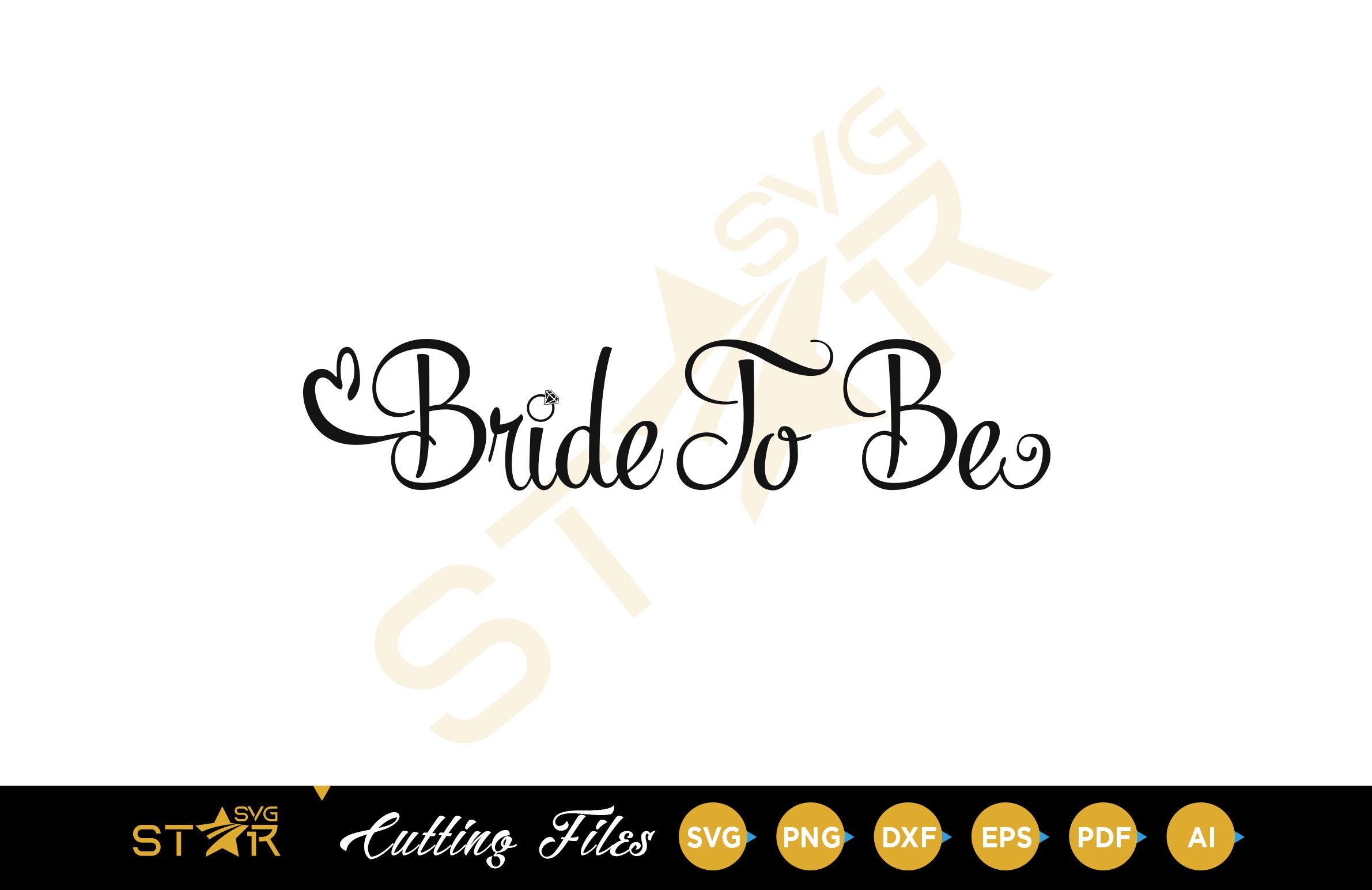 Bride to Be SVG Wedding Svg Bride Svg Engagement Svg - Etsy