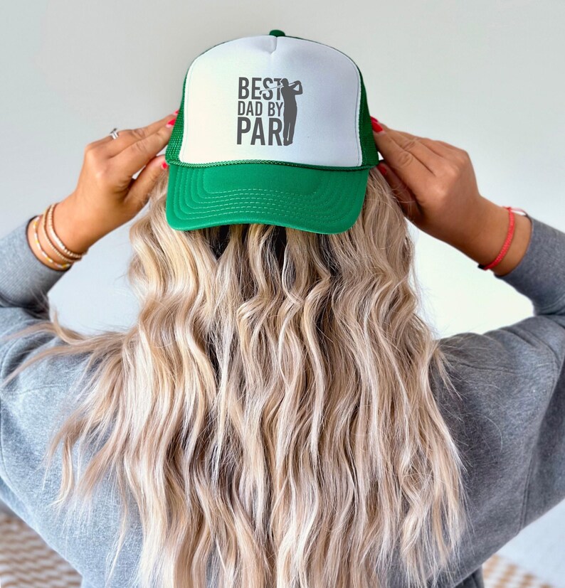 Best Dad by Par Hats, Cool Golf Dad Hat, Funny Dad Caps, Dad Trucker ...