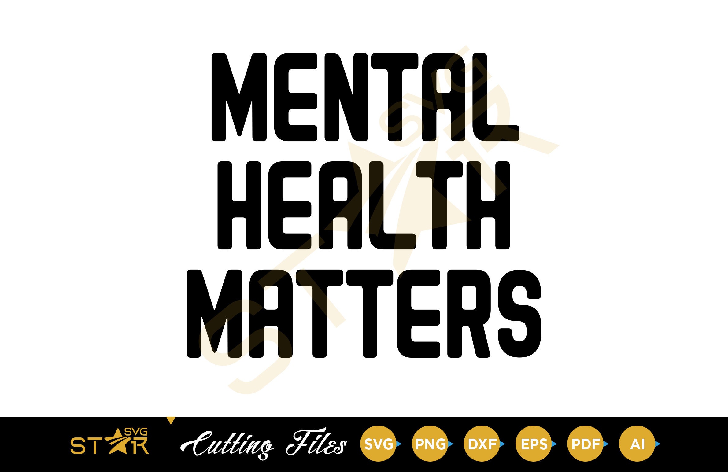 Mental Health Matters SVG Mental Health Cut File Health Svg - Etsy