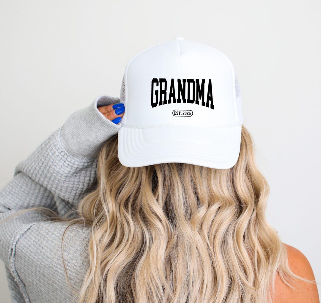 Custom Grandma Trucker Hat, Custom Grandma Baseball Hat, Happy Mothers ...