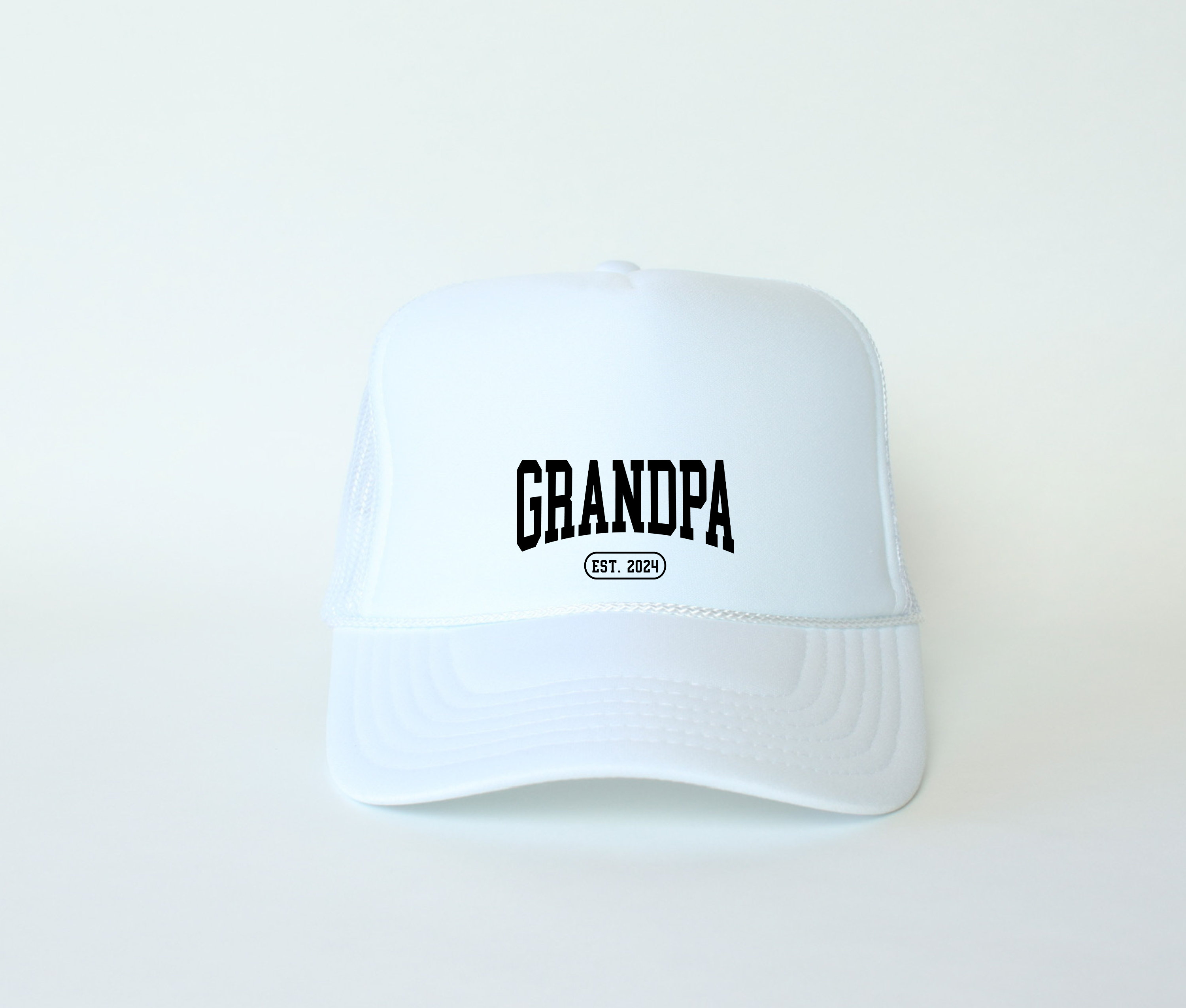 Custom Est Hat, Dad Trucker Hats, Family Matching Caps, Grandpa Est ...