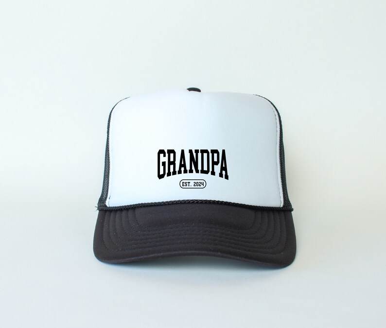 Custom Est Hat, Dad Trucker Hats, Family Matching Caps, Grandpa Est ...
