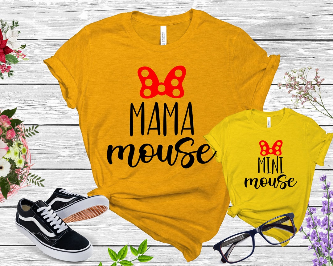 Mama Mouse Svg Minnie Mouse Svg Clipart Cutting Files for - Etsy