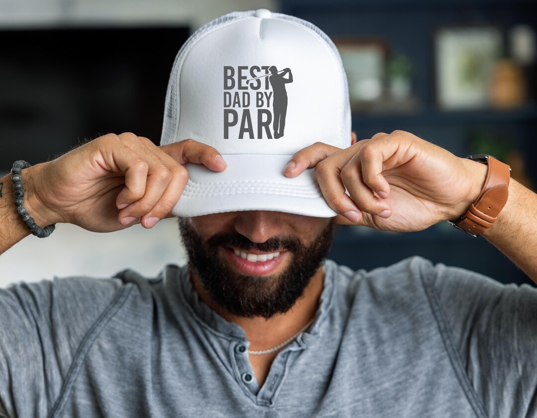 Best Dad by Par Hats, Cool Golf Dad Hat, Funny Dad Caps, Dad Trucker ...