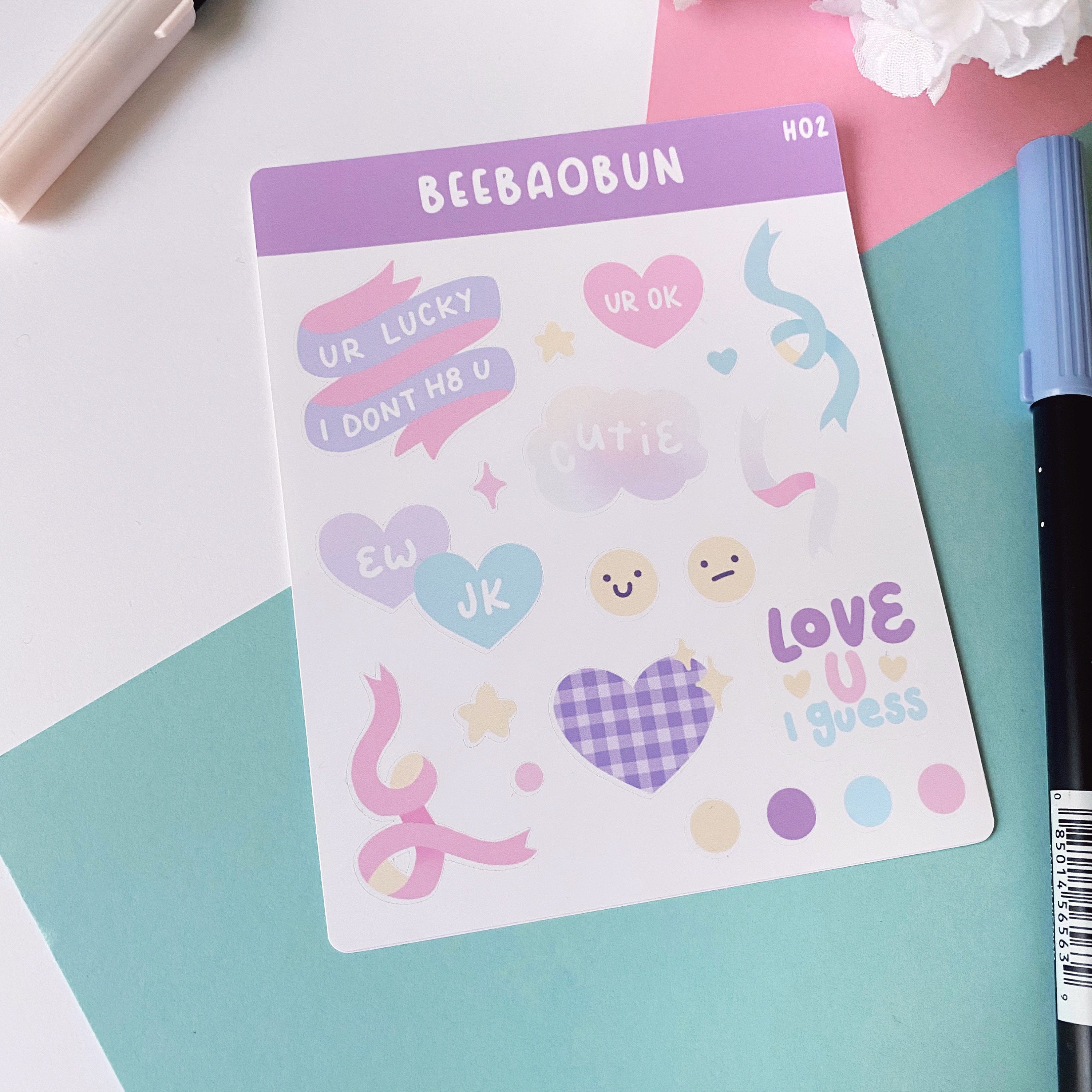 Funny Love Stickers / Valentines Day Stickers / Kawaii | Etsy