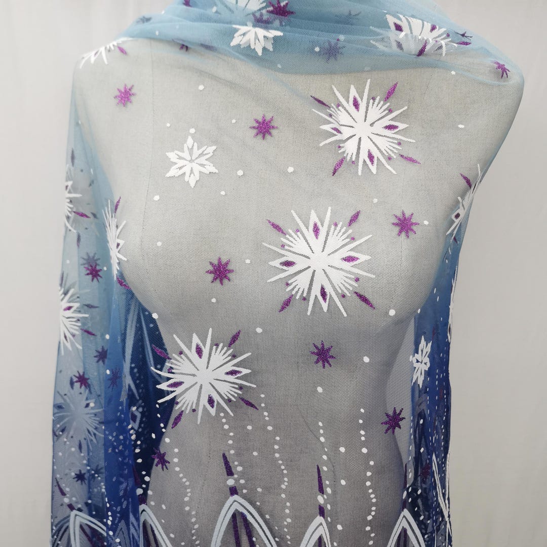 Frozen 2 Fabric Queen Elsa Fabric Snow Fabric Fabric Frozen Elsa Frozen ...