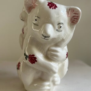 Plichta Pottery Koala Bear Mother and Baby Clover Wemyss London England ...