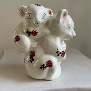 Plichta Pottery Koala Bear Mother and Baby Clover Wemyss London England ...