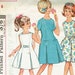 1950s Vintage Sewing Pattern for Girls Childs Childrens Kids One Piece ...