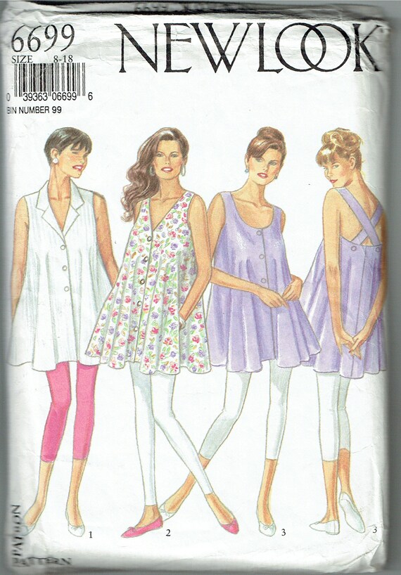 1990s Vintage Sewing Pattern for a Womens Loose Fitting Casual - Etsy
