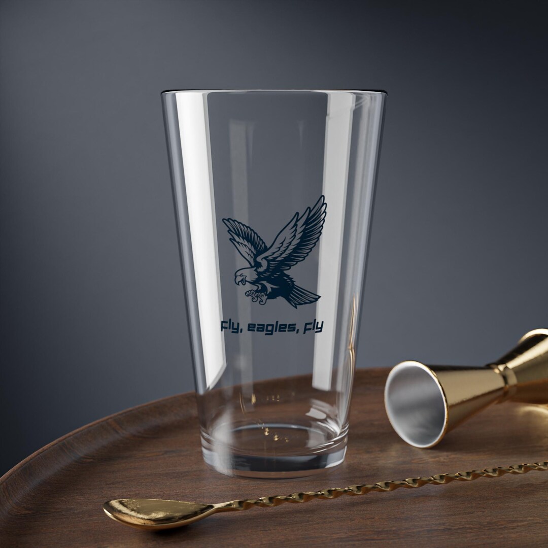 Beer Glass, Philadelphia Eagles Super Bowl Drinking Glass, Fly Eagles ...