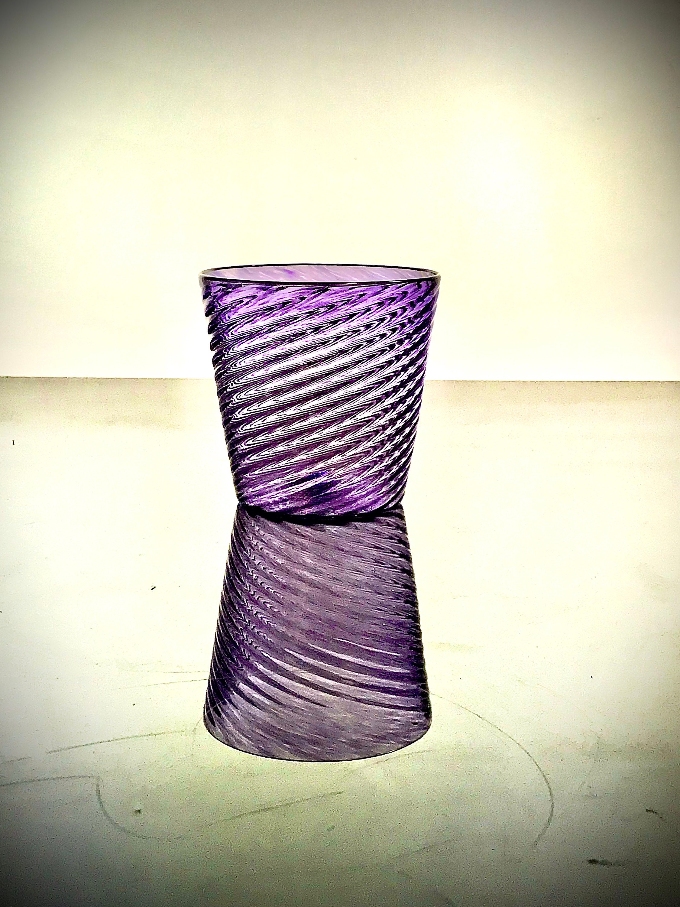 Glass Twisty Cups, Handblown (single Glass) - Etsy