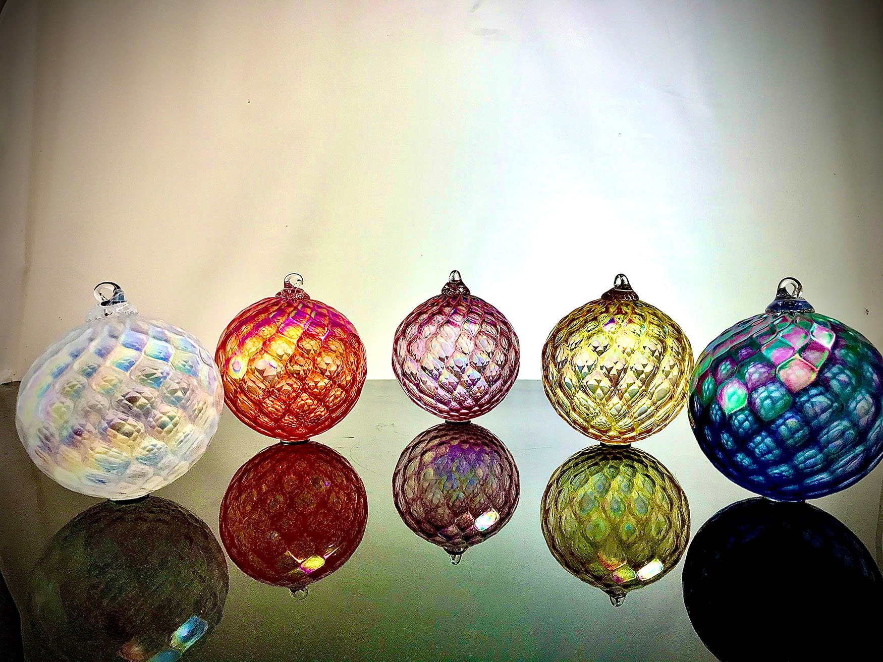 Glass Optic Ornament - Etsy