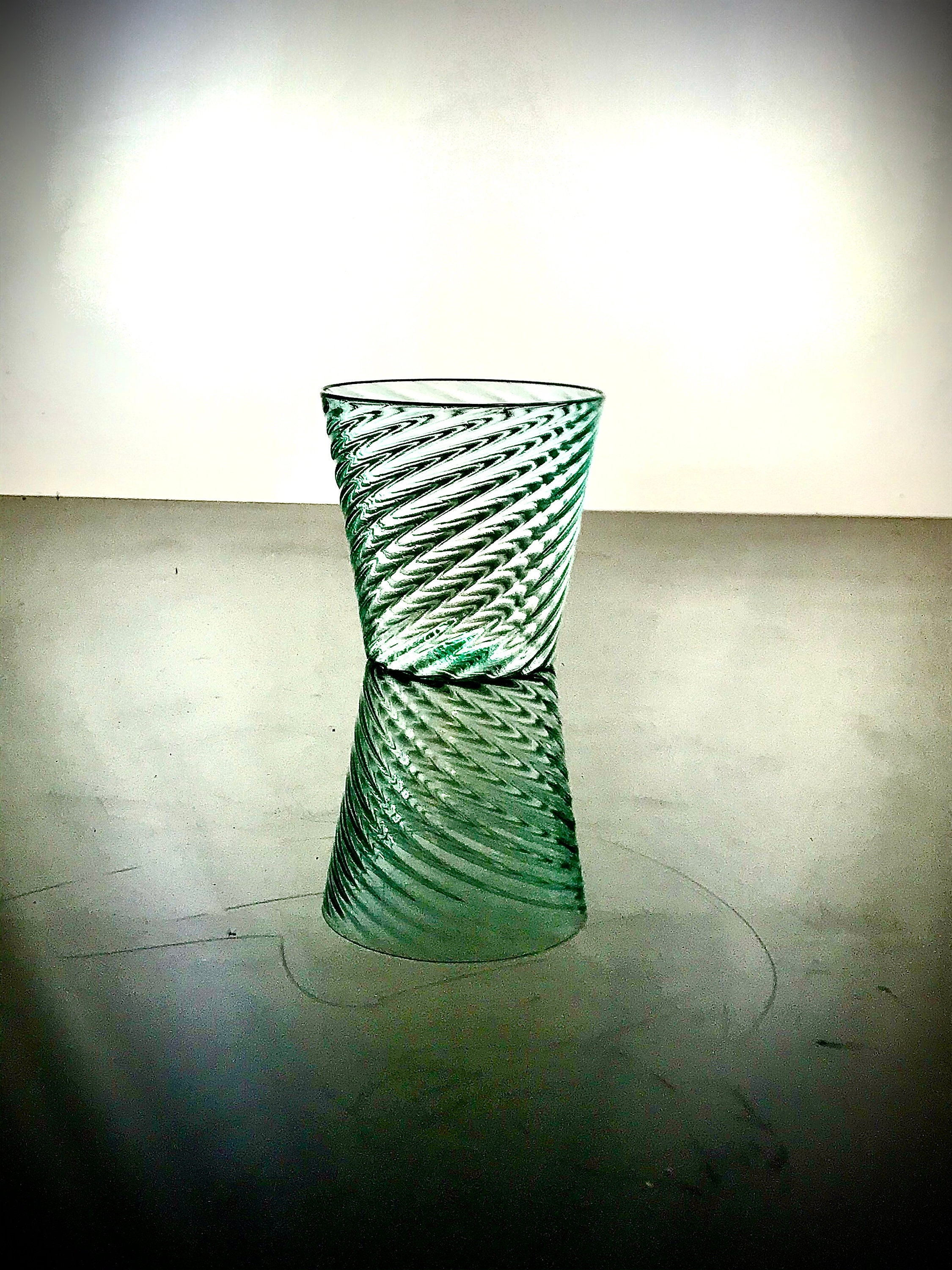 Glass Twisty Cups Handblown single Glass - Etsy