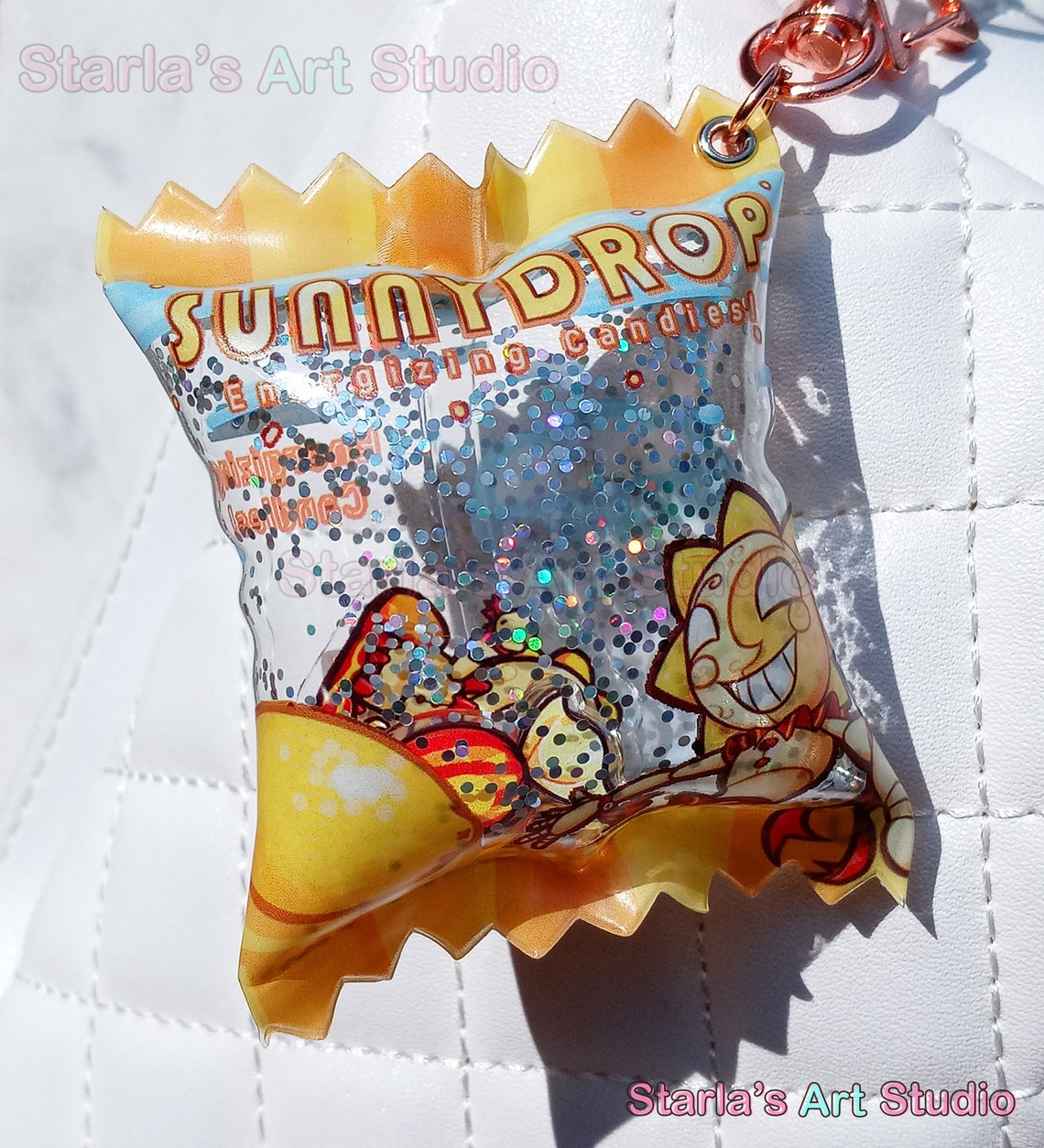 FNAF Daycare Attendant Keychain Sun Moon Candy Bag Charm - Etsy