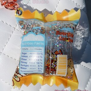 FNAF Daycare Attendant Keychain Sun Moon Candy Bag Charm Sundrop ...