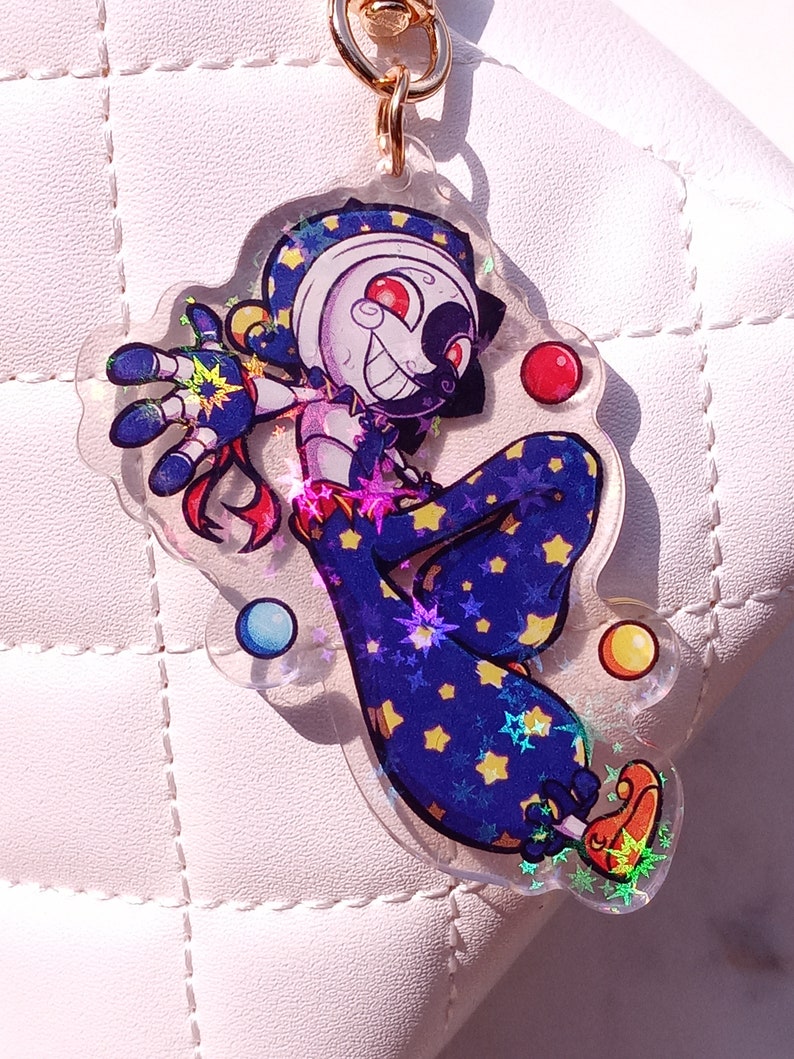 FNAF Daycare Attendant Keychain Sun Moon Candy Bag Charm - Etsy