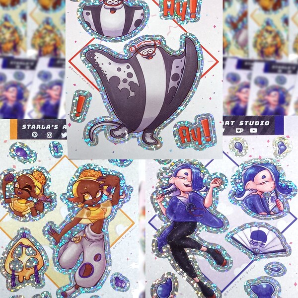 Splatoon Deep Cut Sticker - Etsy