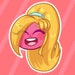 Cute Grace Grape Girl Stickers | Sticker Sheet | White Matte Sticker ...