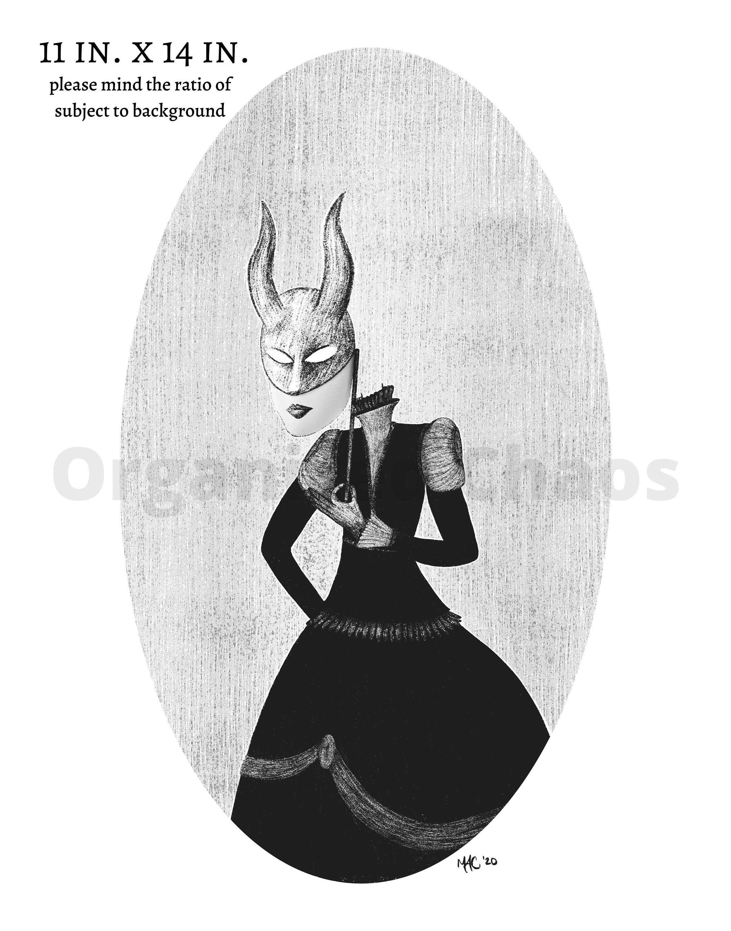 Devils Disguise Instant Download Art Print | Victorian Gothic Style ...