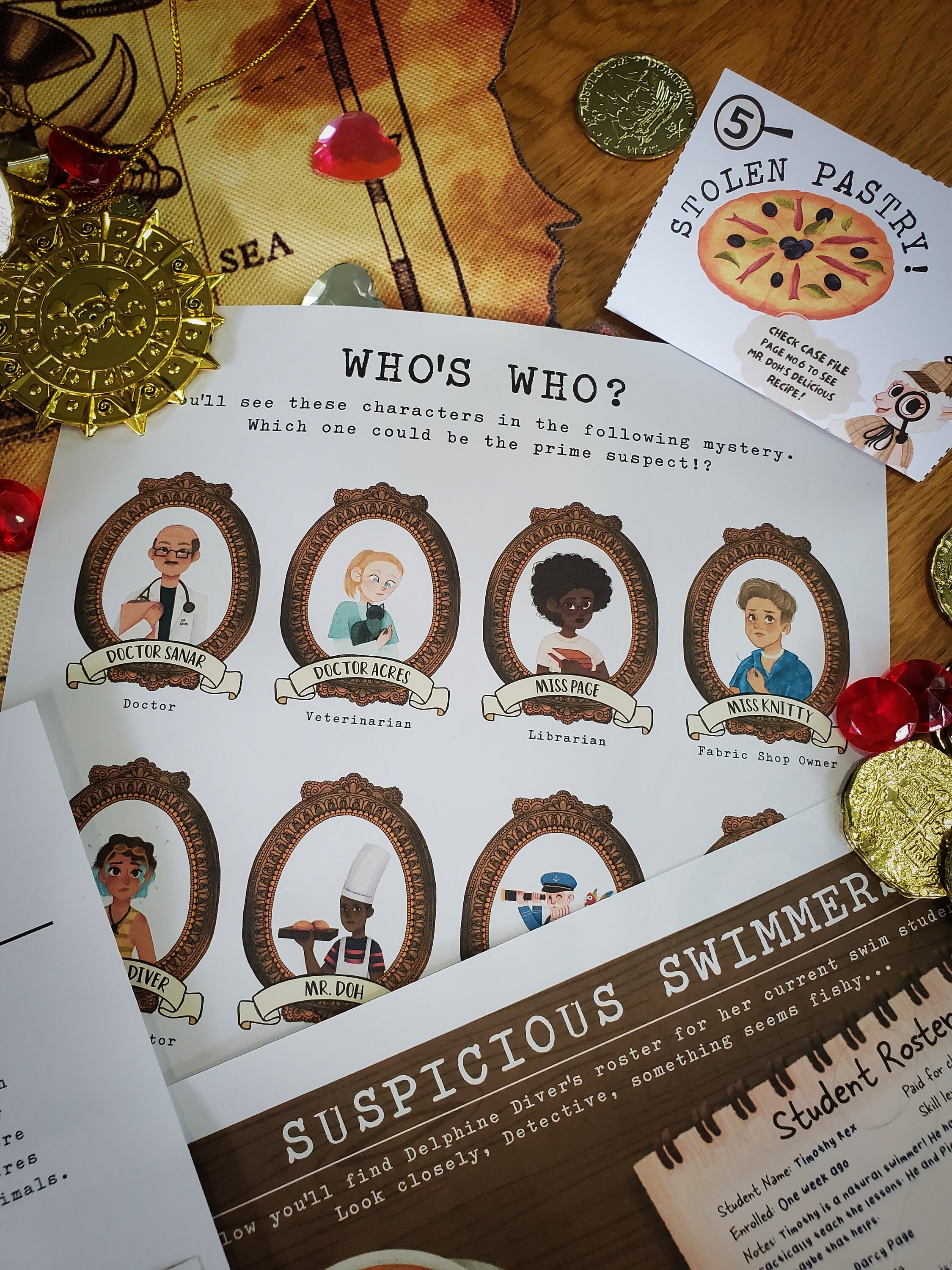 The Pirate Pilferer Detective Mystery - Printable Pirate-themed Clue ...