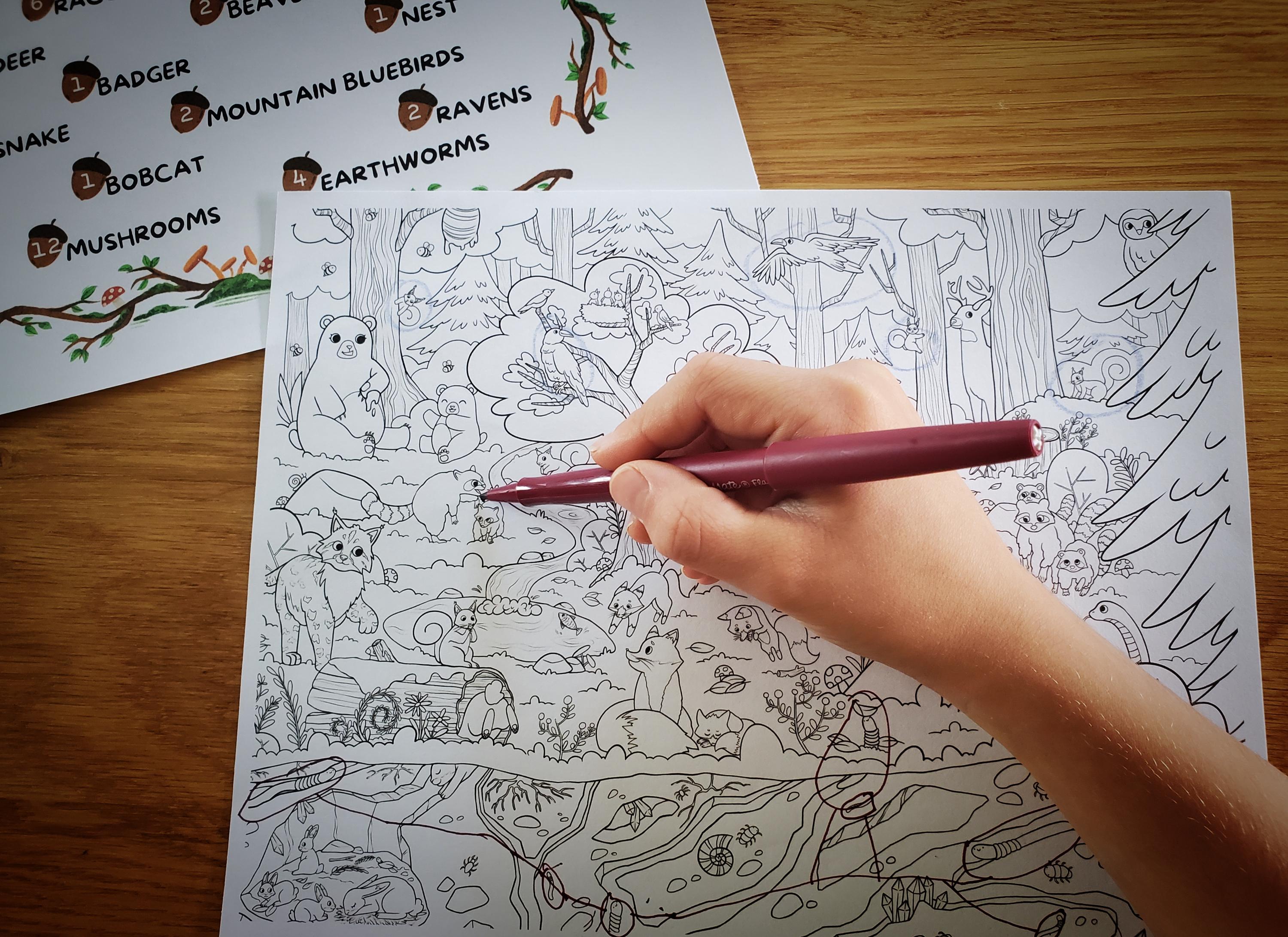 The Forest Fiend Mini Mystery - Printable Kids Worksheets and ...