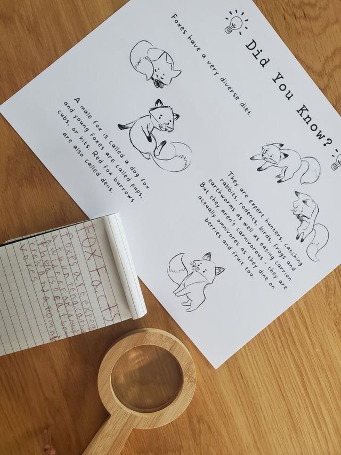 The Forest Fiend A Tiny Mysteries Mini Printable Worksheets and ...