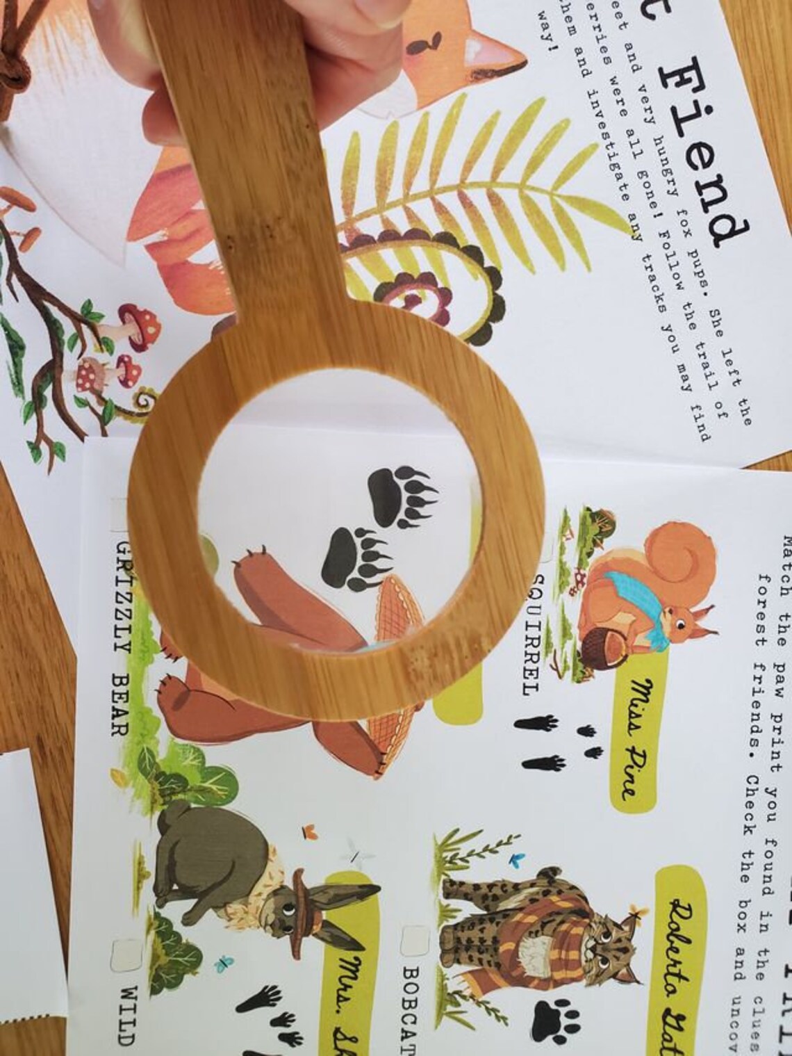 The Forest Fiend A Tiny Mysteries Mini Printable Worksheets and ...