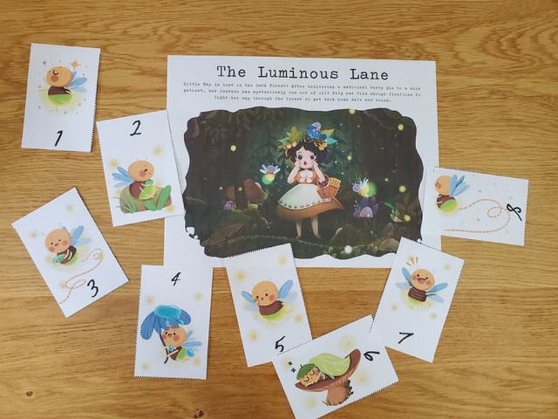 The Luminous Lane Mini Mystery - Printable Clue Hunt, Firefly-themed ...