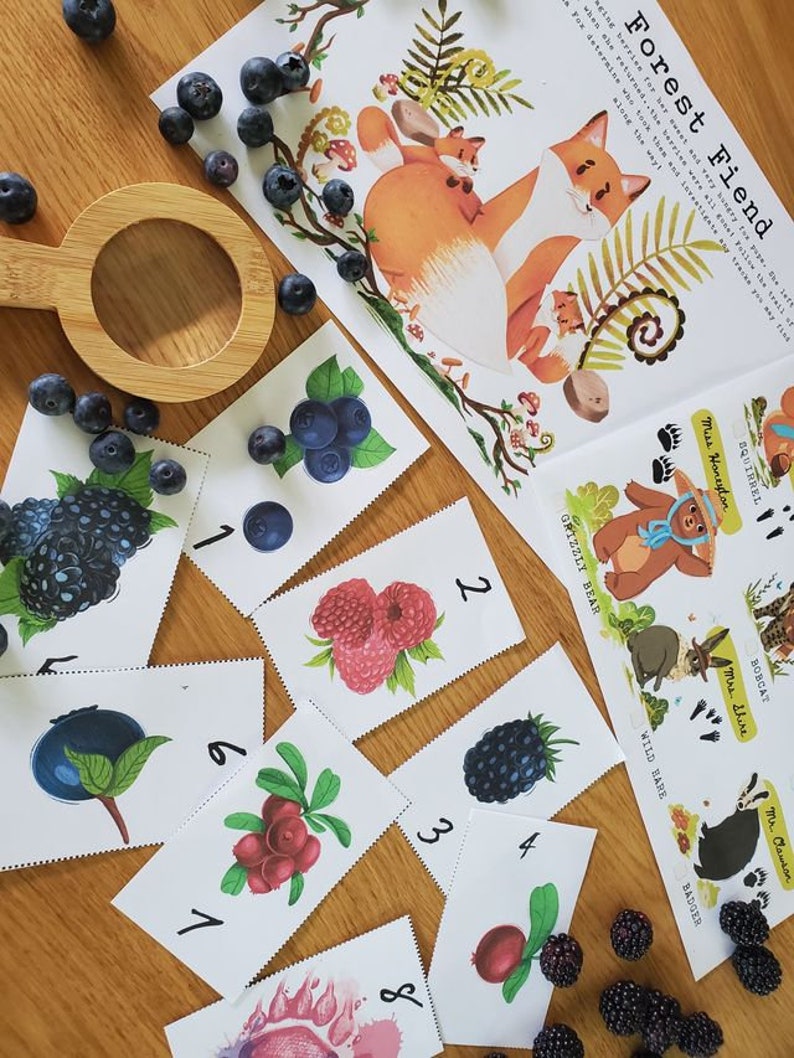 The Forest Fiend A Tiny Mysteries Mini Printable Worksheets and ...