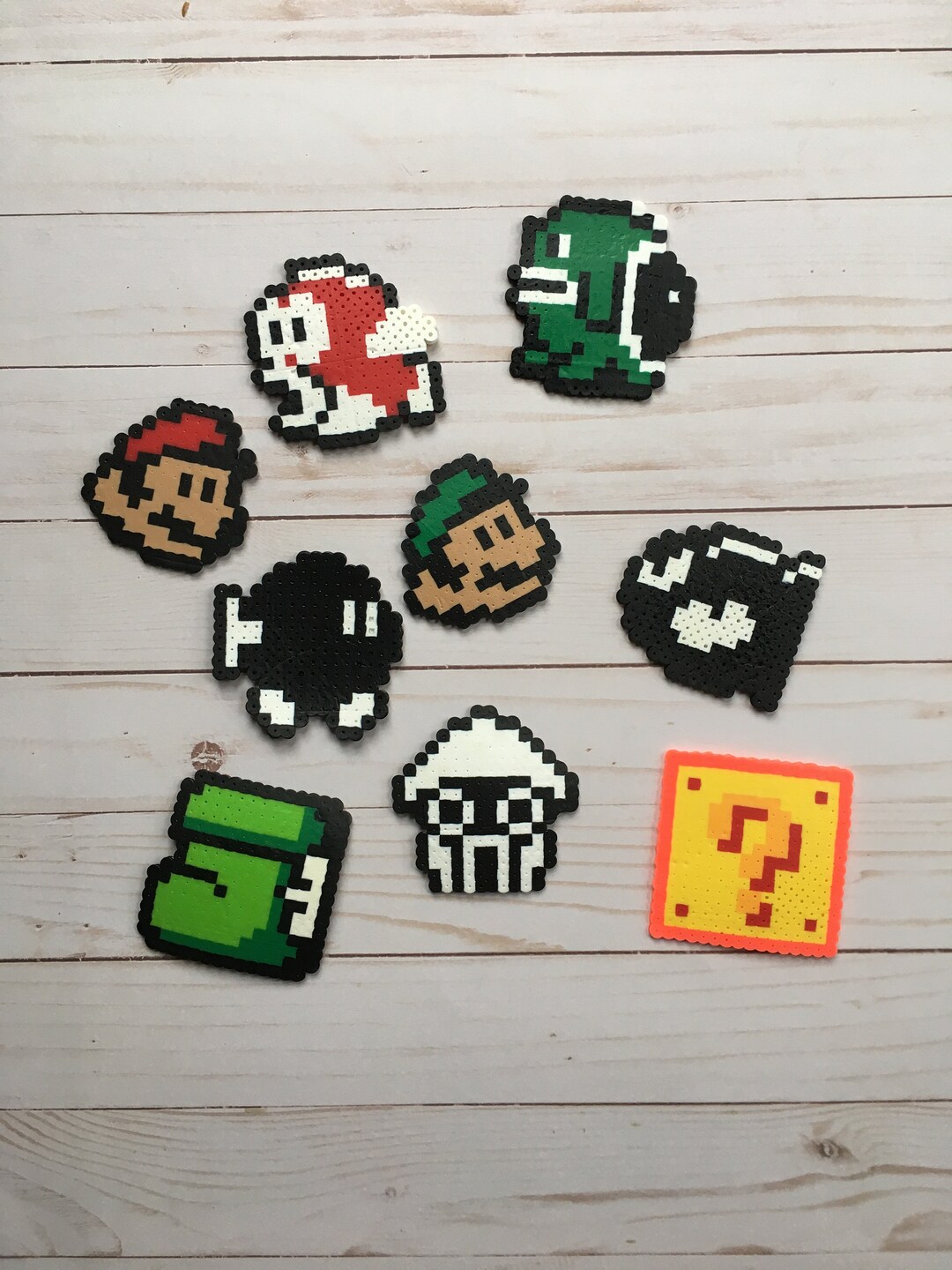 Mario Bros. Inspired Magnets - Etsy