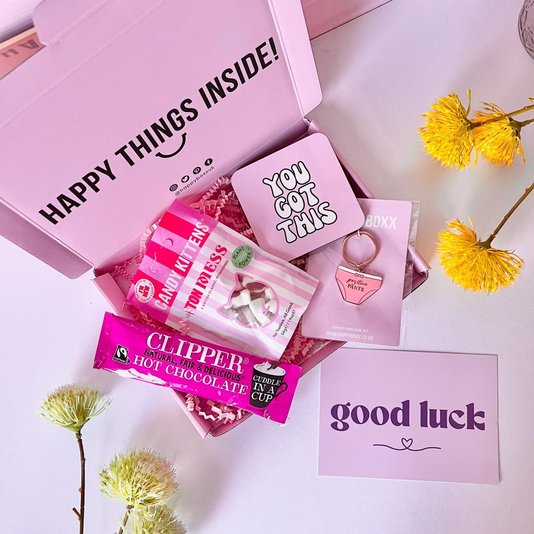 Good Luck Gift Box Self Care Gift Box Pamper Box Pick Me up ...