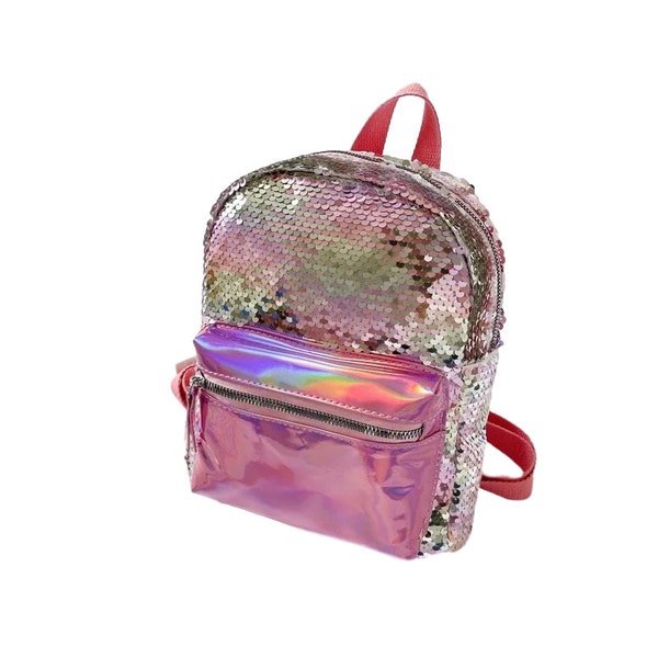 Sequin Backpack for Girls - Etsy