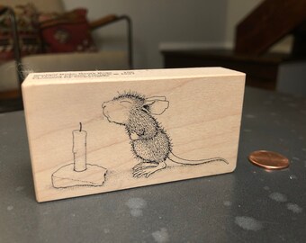 Mouse Rubber Stamp - Etsy